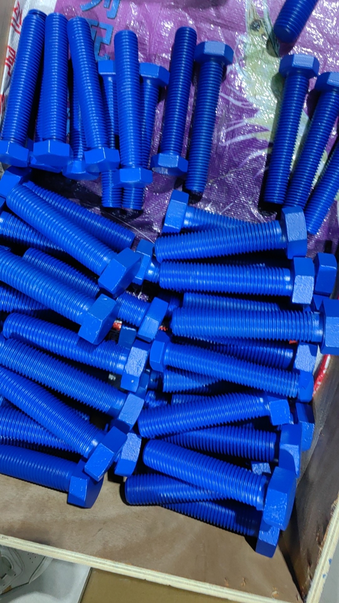 ASTM A325 TYPE 1 PTFE طلاء رأس هيكس بولت المعيار ISO4014/ISO 4017